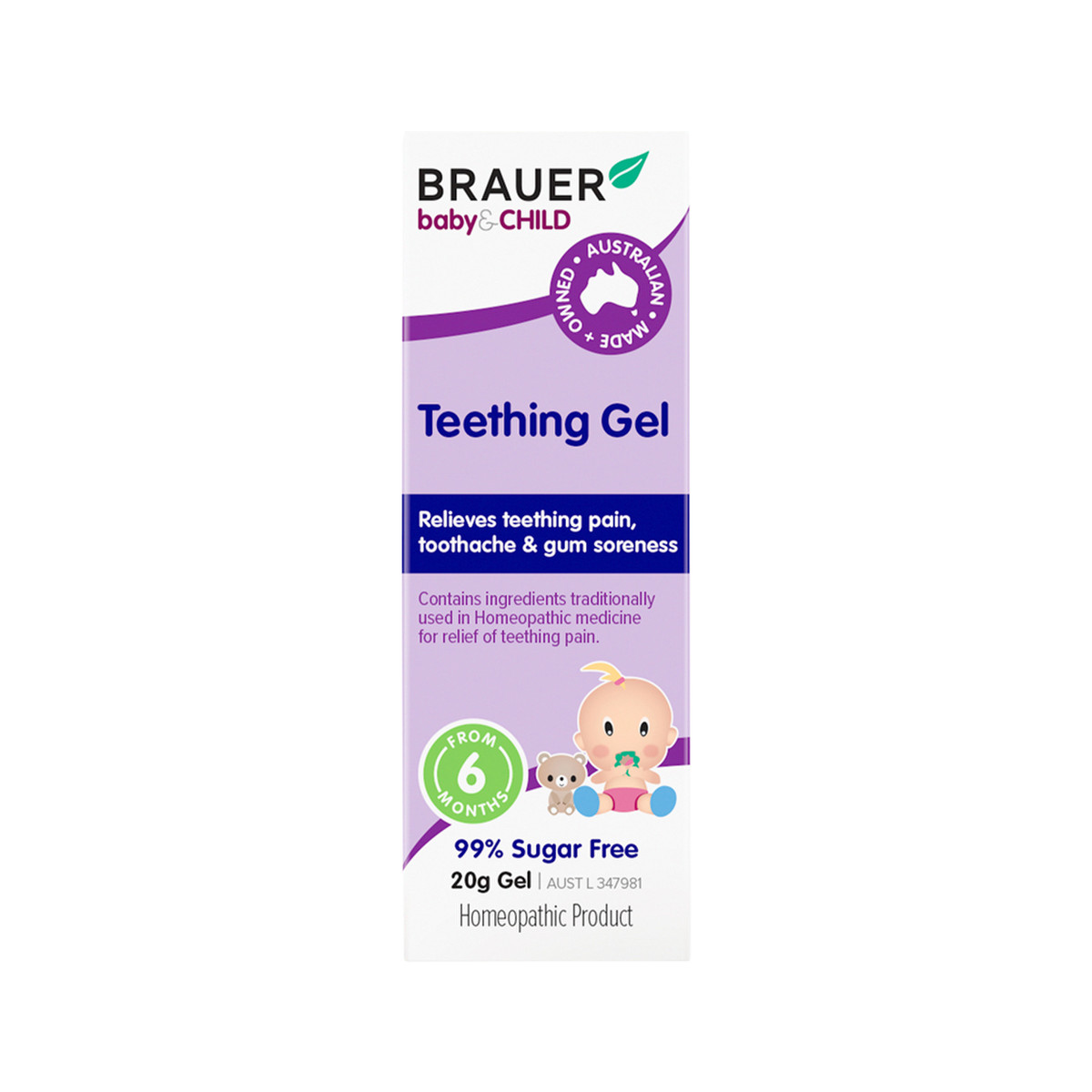 Brauer Baby & Child Teething Gel 20g - Willow Holistics Co