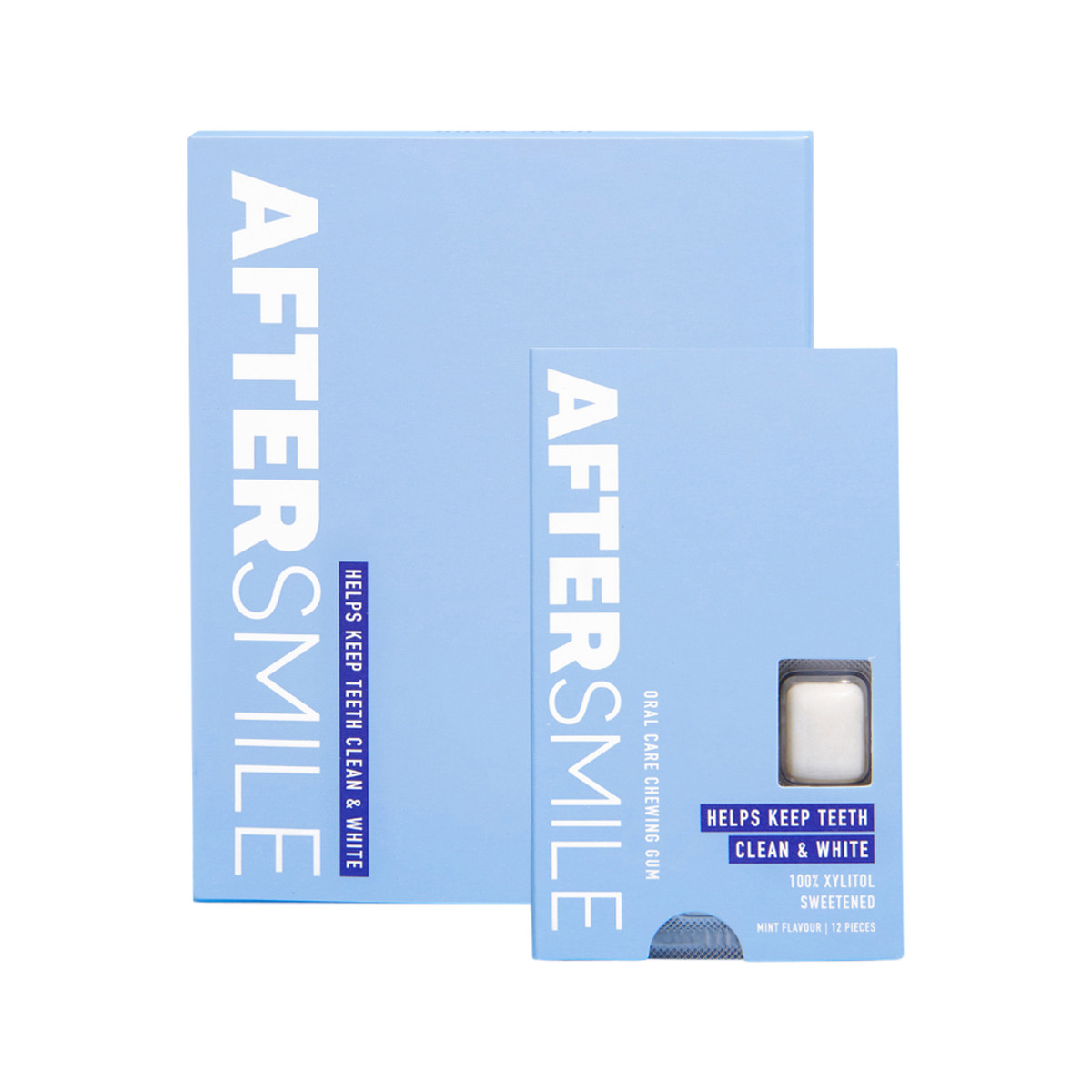 Aftersmile Xylitol Whitening Oral Care Chewing Gum (Clean & White Teeth ...